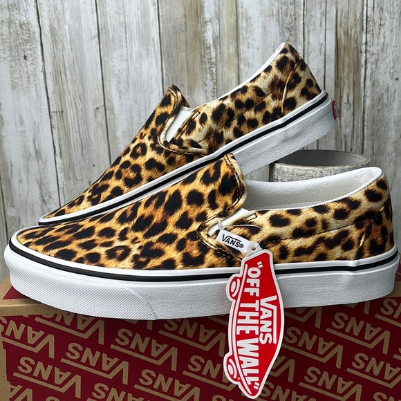 Vans | Shoes | Vans Classic Slip On Leopard Sneaker | Poshmark